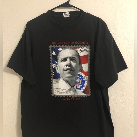 Delta | Shirts | Barack Obama Presidential Inauguration Xl Black Tshirt ...